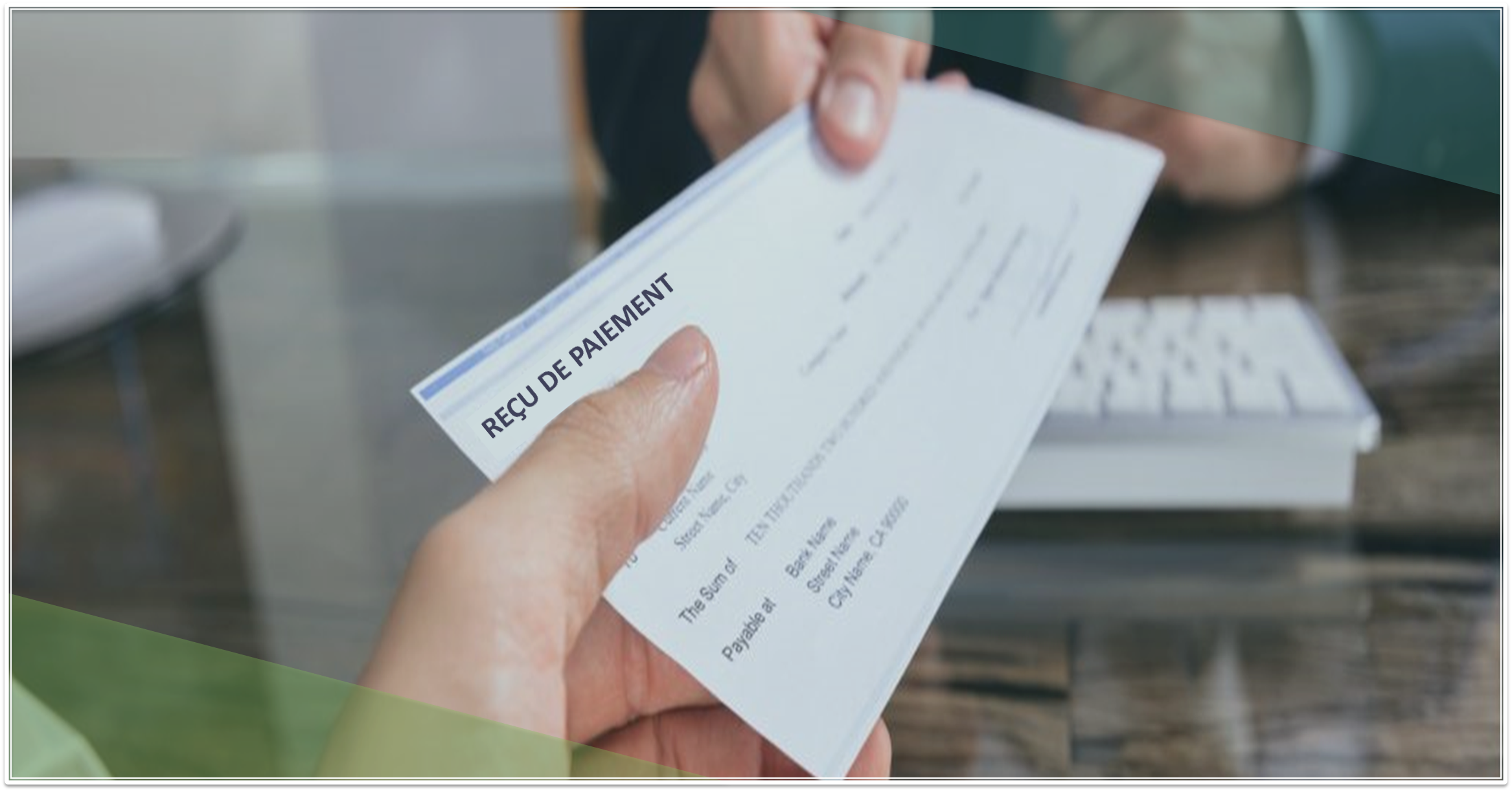 Modèle de reçu de paiement sur Excel gratuit - Modèles Excel