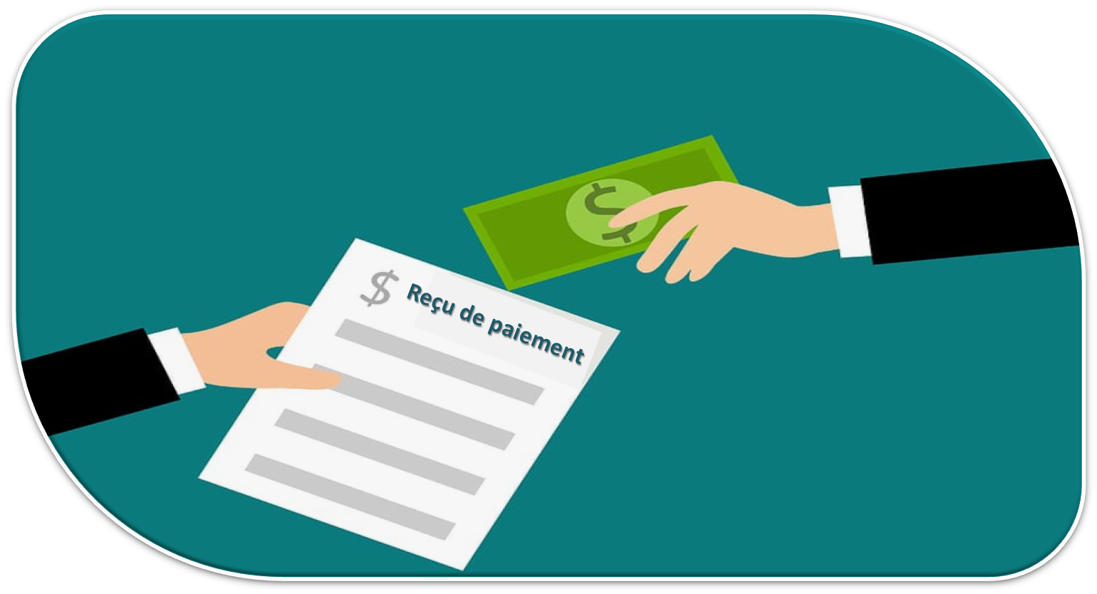 Modèle de reçu de paiement sous Word - Modèles Word