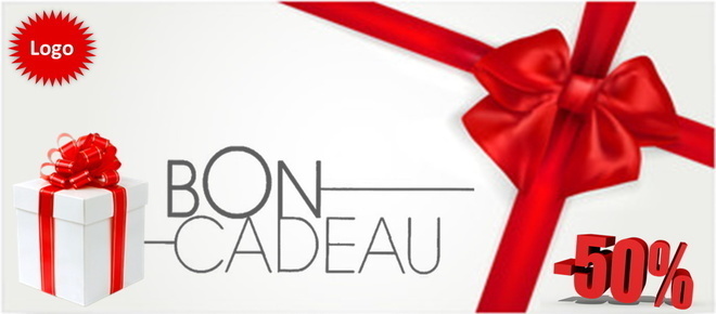 Modèle de conception pour bon de cadeau sur PowerPoint