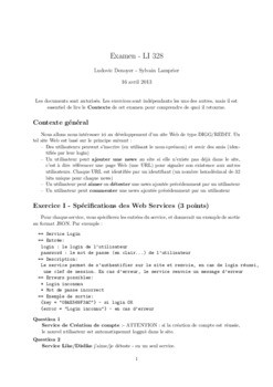Examen corrigé developpement web - Cours développement web