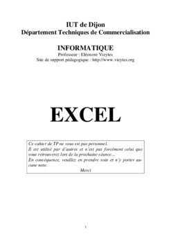 Exercices et travaux pratiques Excel 2019 - Cours Excel