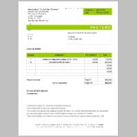 Modèle Excel de facture association - Modèles Excel