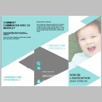 Modèle de dépliant sous MS Word - Modèles Word