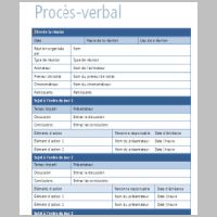 Modèle de procès-verbal sous Word - Modèles Word