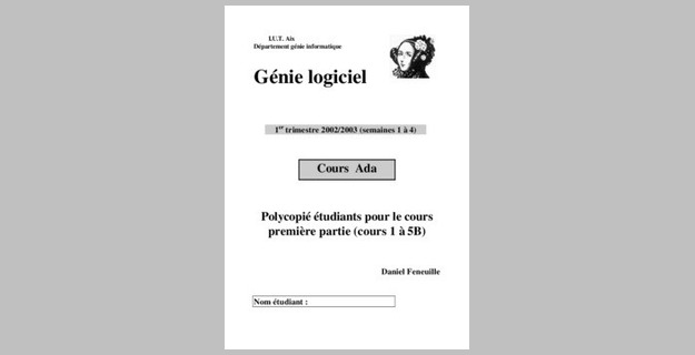 Débuter la programmation avec le langage Ada