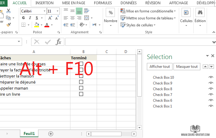 Tutoriel Sur Les Cases Cocher Dans Excel Insertion Manipulation Et