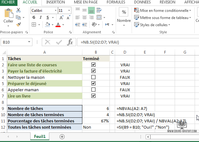 Tutoriel Sur Les Cases Cocher Dans Excel Insertion Manipulation Et