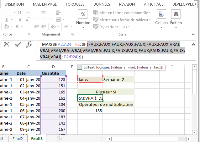 Tutoriel Excel Obtenir La Valeur Maximale Fonction Maxsi 