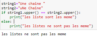 Tutoriel Python : mettre une liste en majuscule - Tutoriel Python